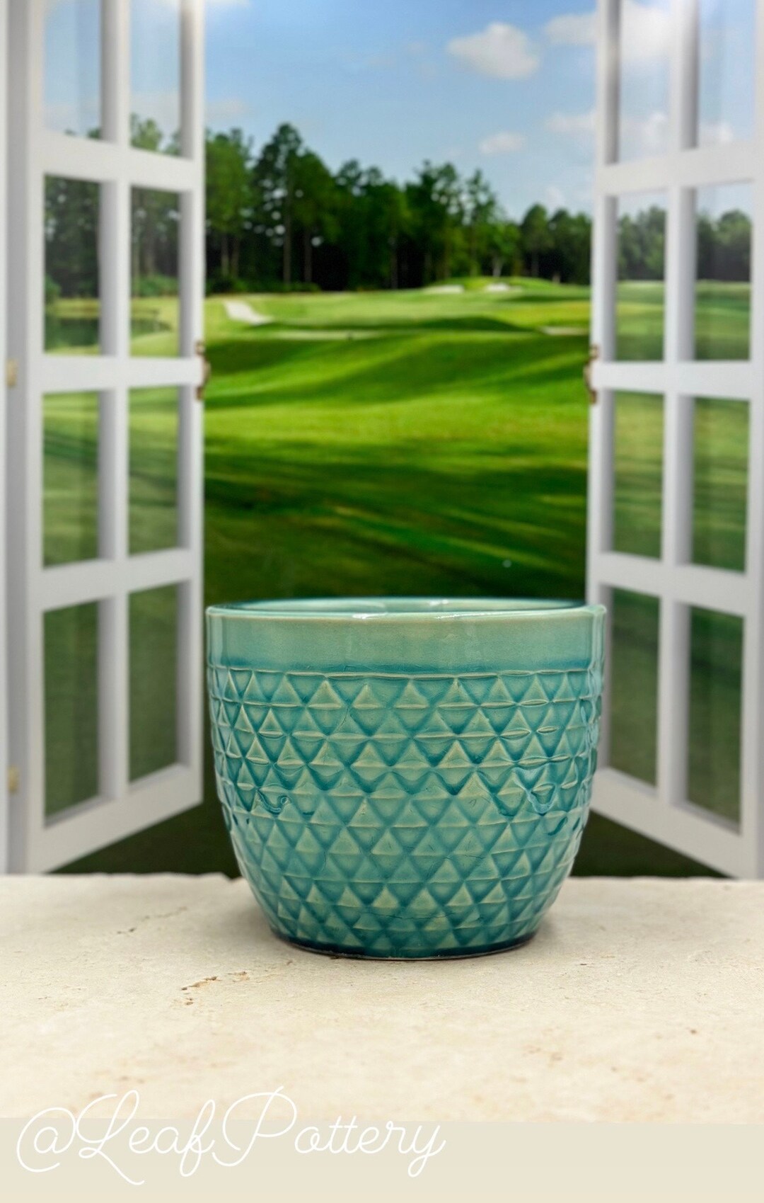 Coralito Turquoise Ceramic Planter Pot/ Planters and Pots/ Birthday ...