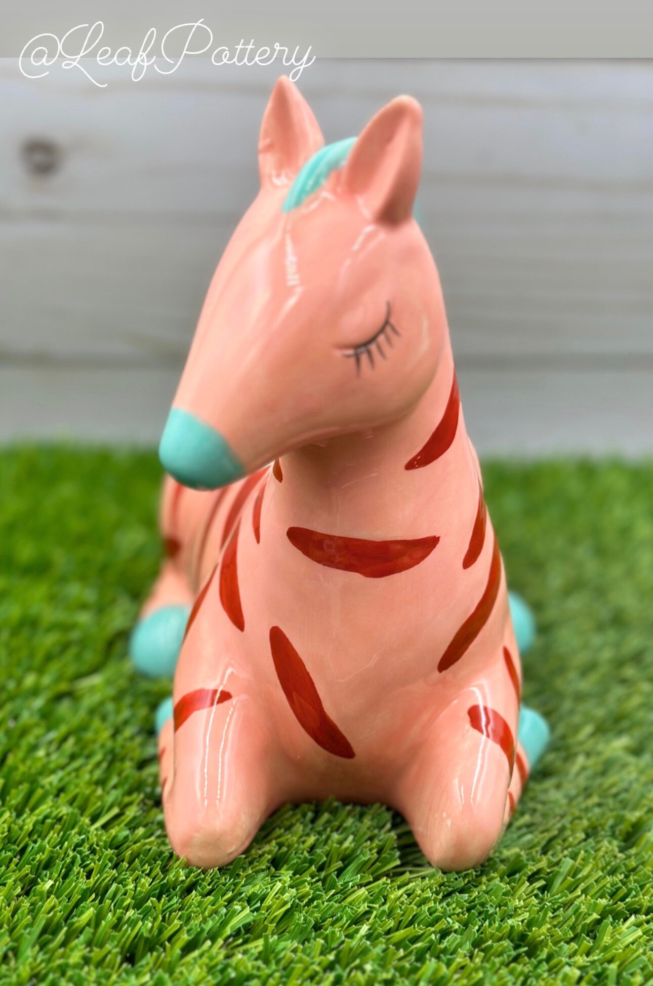 Sofi Pink Giraffe Ceramic Planter Pot/ Planters and Pots/plant - Etsy