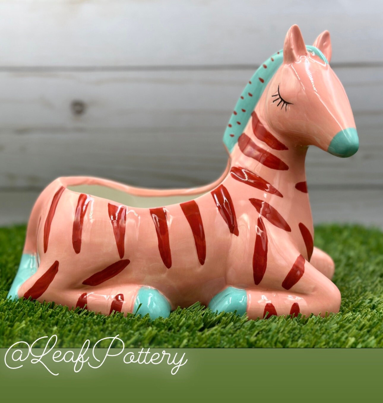 Sofi Pink Giraffe Ceramic Planter Pot/ Planters and Pots/plant - Etsy