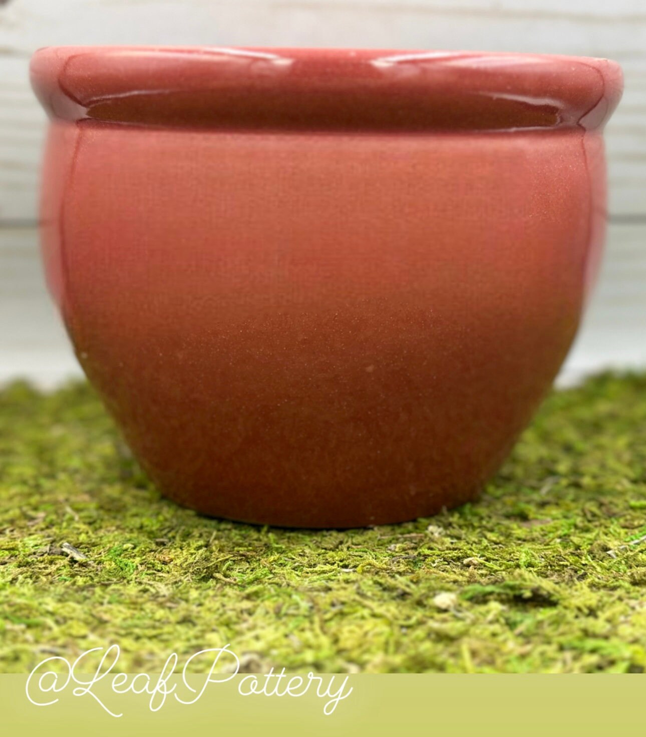 Red Ceramic Planters