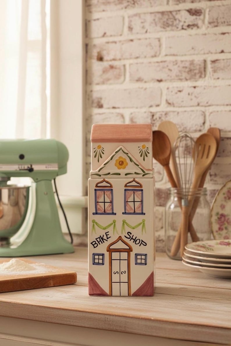 Vintage Meiselman Imports "bake Shop" Canister 7004 | Hand Painted ...