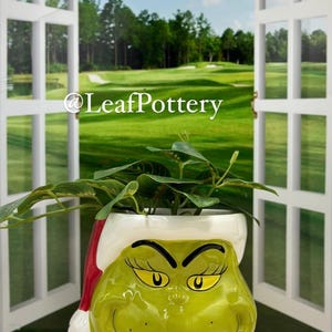 Grinch Pot Plant - Etsy