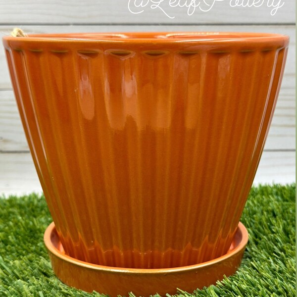 Orange Planter - Etsy