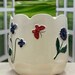 Benedicta Scallop Spring Flowers Multi Colored Ceramic Planter Pot ...