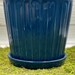 Pancho SM Blue Ceramic Planter Pot With Saucer Attached/planters and ...