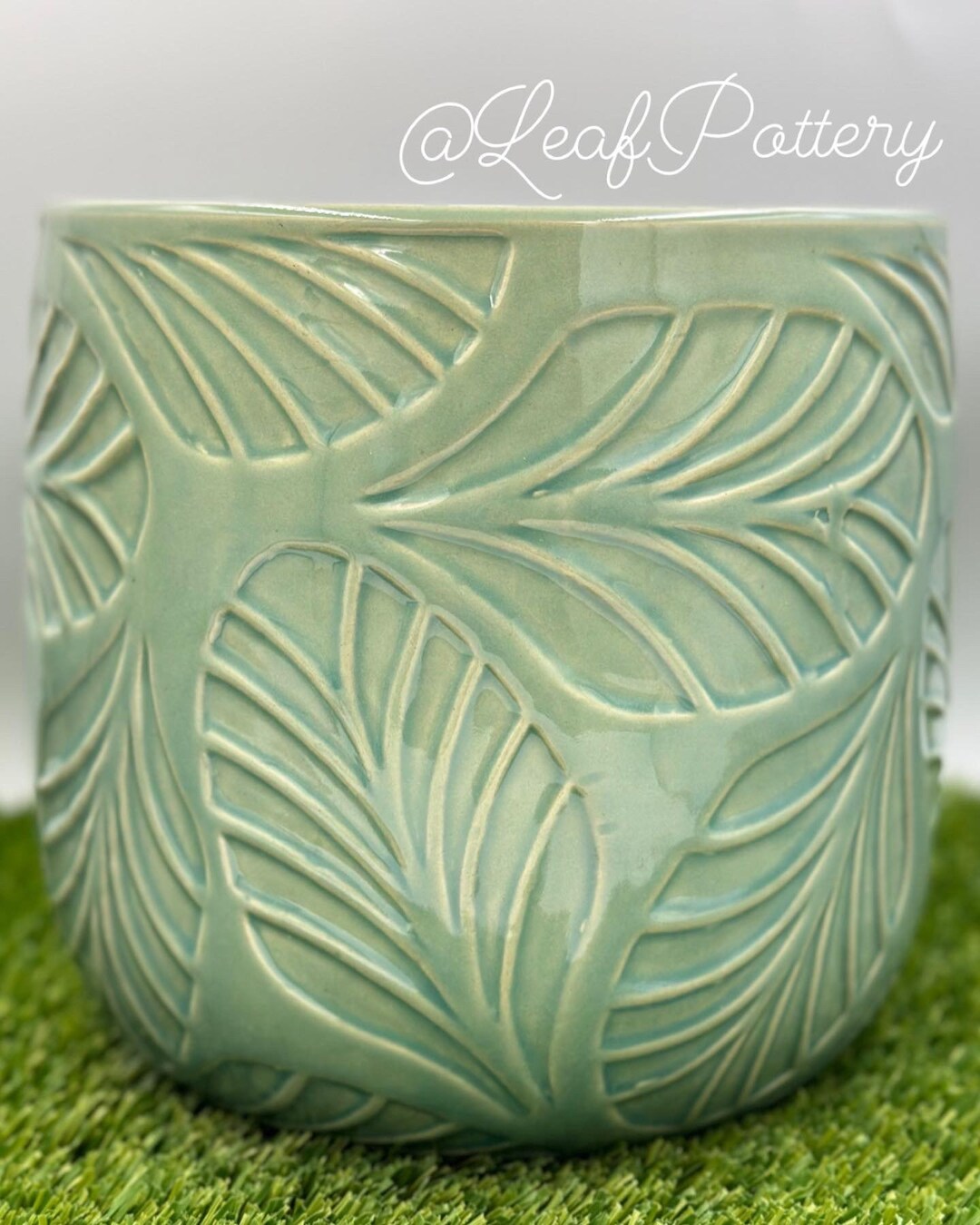 William Teal Ceramic Planter Pot/ Planters and Pots/ Birthday Gift ...