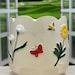 Benedicta Scallop Spring Flowers Multi Colored Ceramic Planter Pot ...