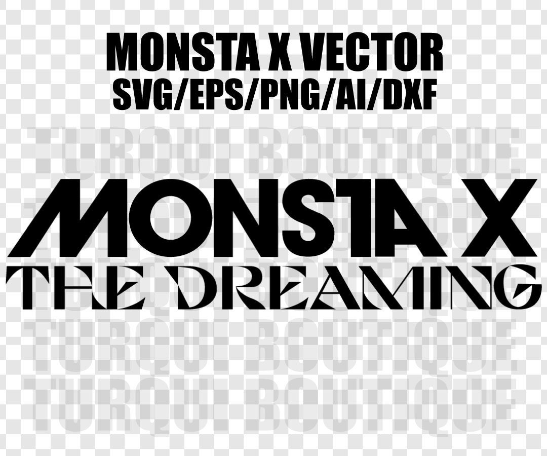 Monsta X Logo Vector SVG/PNG/AI, Vector Digital File for Cricut, Design ...