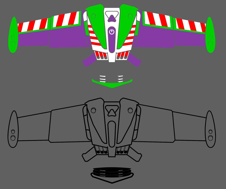 Buzz Lightyear SVG/PNG/AI, Vector Digital File For Cricut,