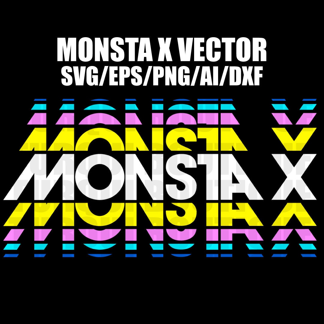 Monsta X Logo Vector SVG/PNG/AI, Vector Digital File for Cricut, Design ...