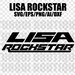 Buy Lisa Rockstar Blackpinck Svg Eps Png / BTS Decal / Archivos ...