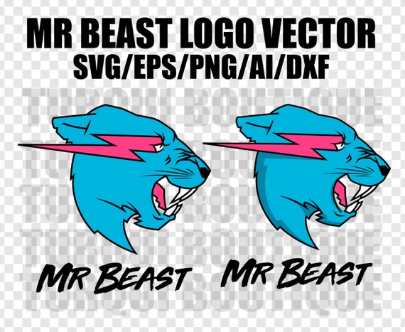 Mr Beast Logo Vector SVG/PNG/AI Vector Digital File for | Etsy India