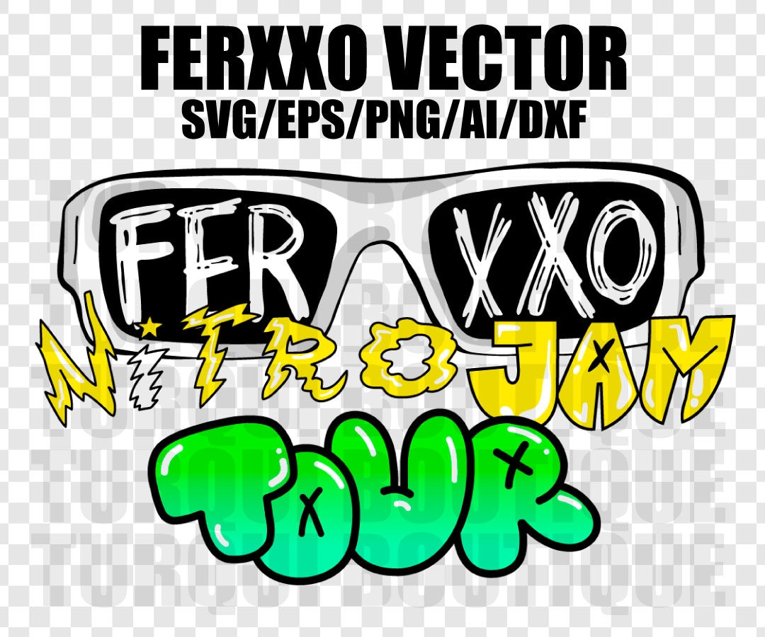 Ferxxo Vector SVG/PNG/AI, Vector Digital File for Cricut, Design Feid Nitro Jam Tour - Etsy España