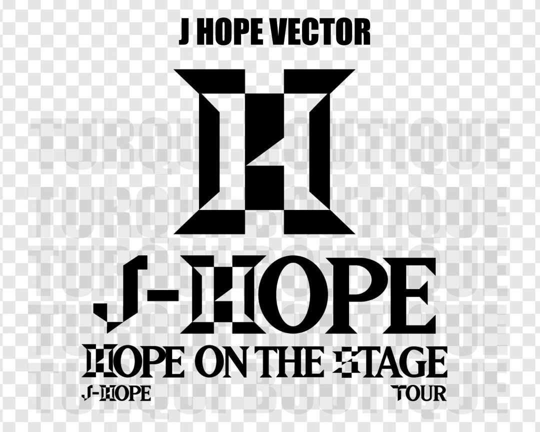 J HOPE on the Stage Vector Svg/png/ai, Vector Digital File for Cricut ...