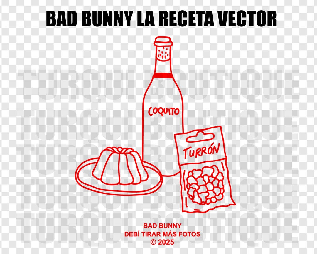 La Receta PR Debi Tirar Mas Fotos Logo Vector Bad Bunny Svg/png/ai ...