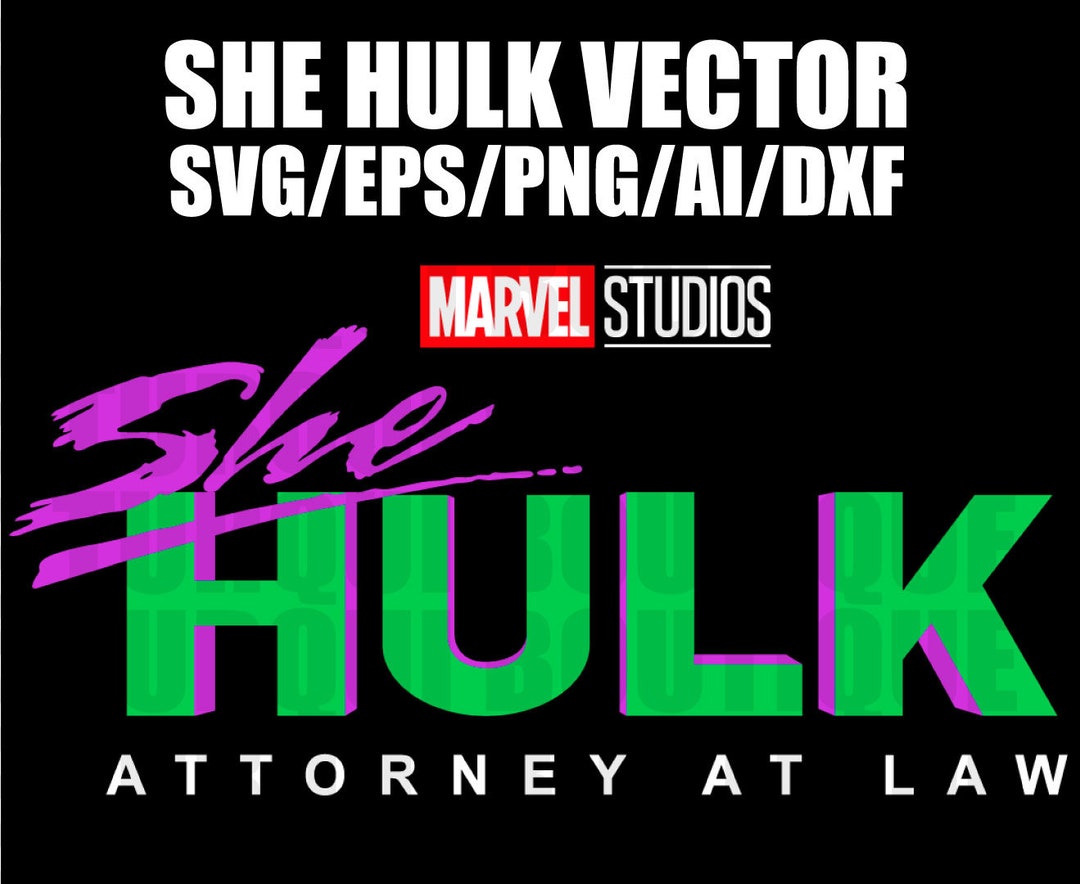 She Hulk Logo Vector SVG/PNG/AI Vector Digital File for - Etsy