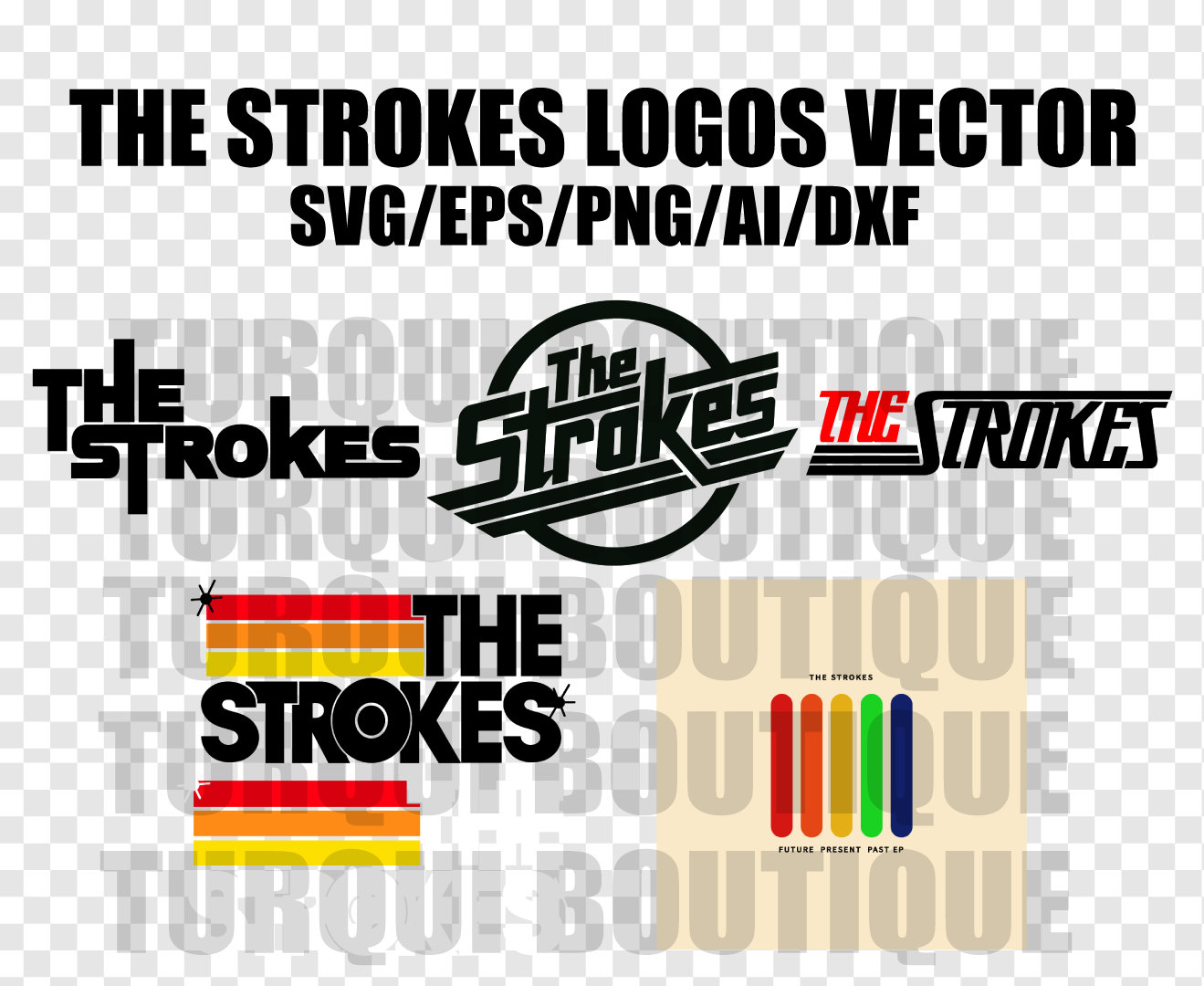 The Strokes Band SVG The Strokes Logo The Strokes Vector - Etsy México