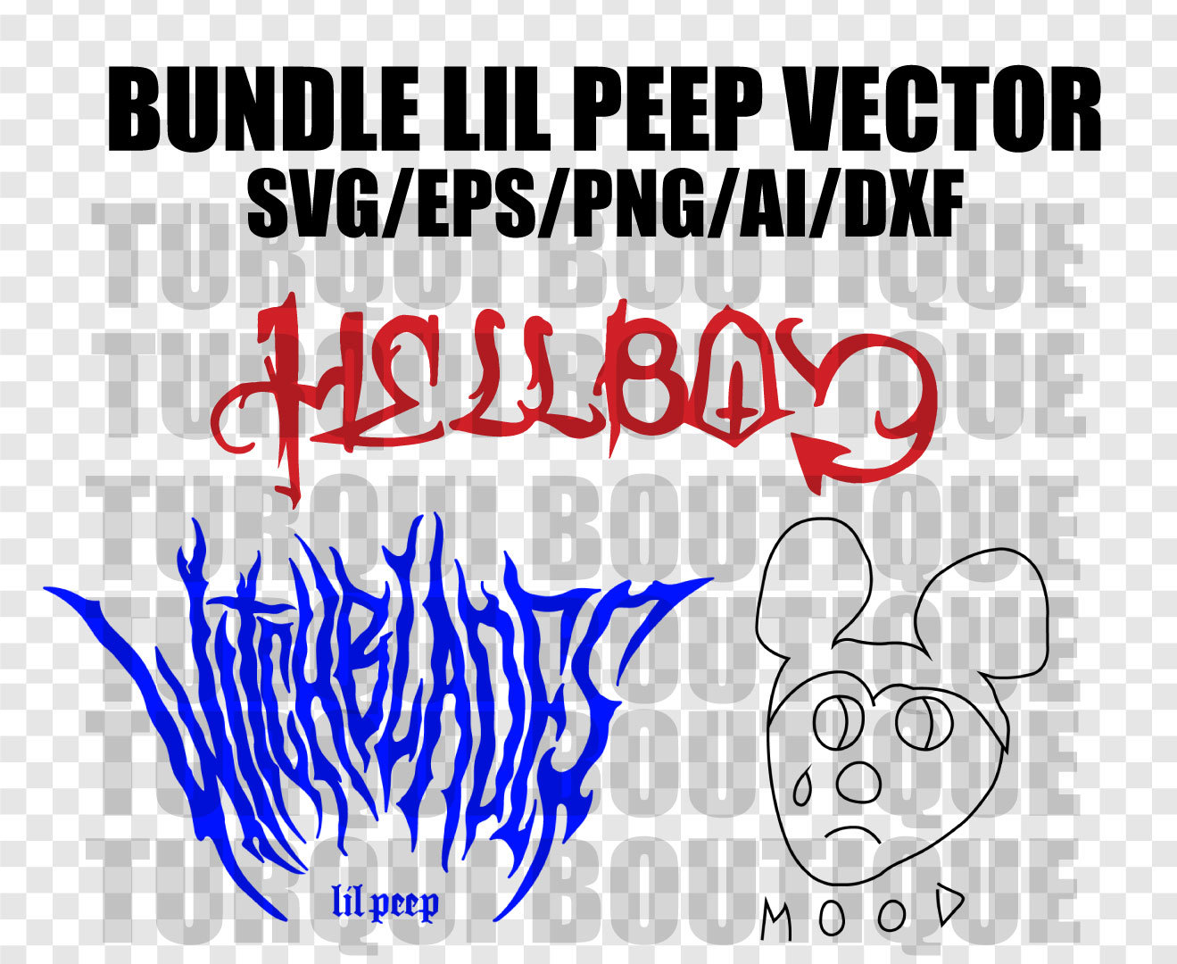 Bundle Lil Peep Vector SVG/PNG/AI Print T-shirt Vector - Etsy