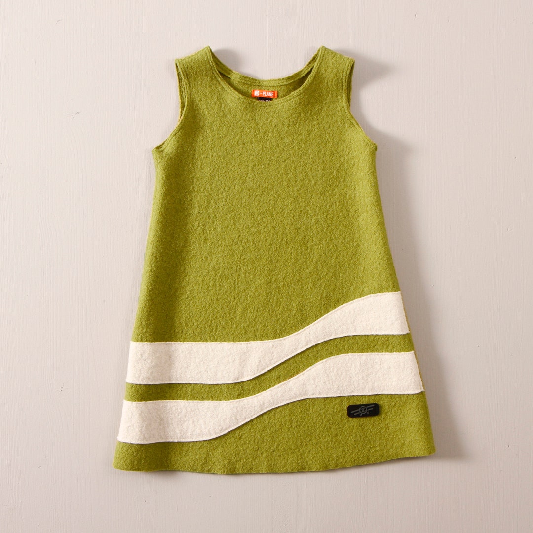 Boiled Wool Dress for Girls, Perfect for Autumn and Winter - Etsy