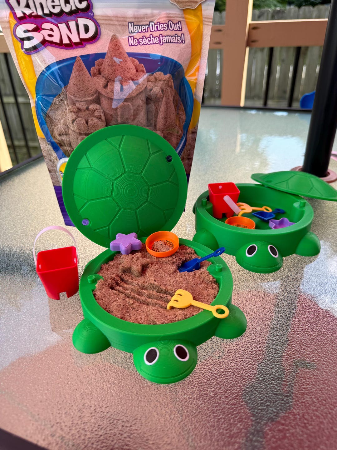 Turtle Sandbox With Tools - Etsy