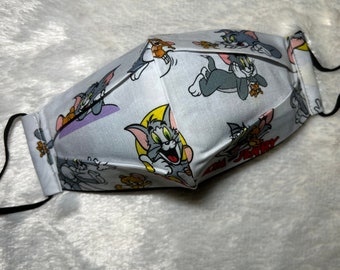 Tom Jerry Face Mask - Etsy
