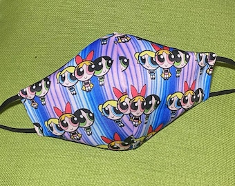 Powerpuff Girls Face Mask | Etsy