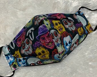 Horror Movie Characters Face Mask - Etsy