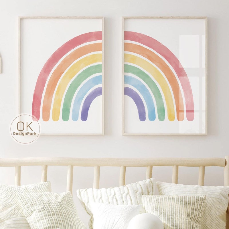 Rainbow Print - Etsy