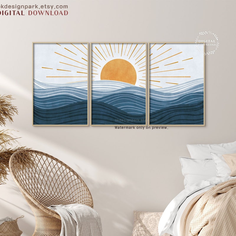 Abstract Beach Art - Etsy