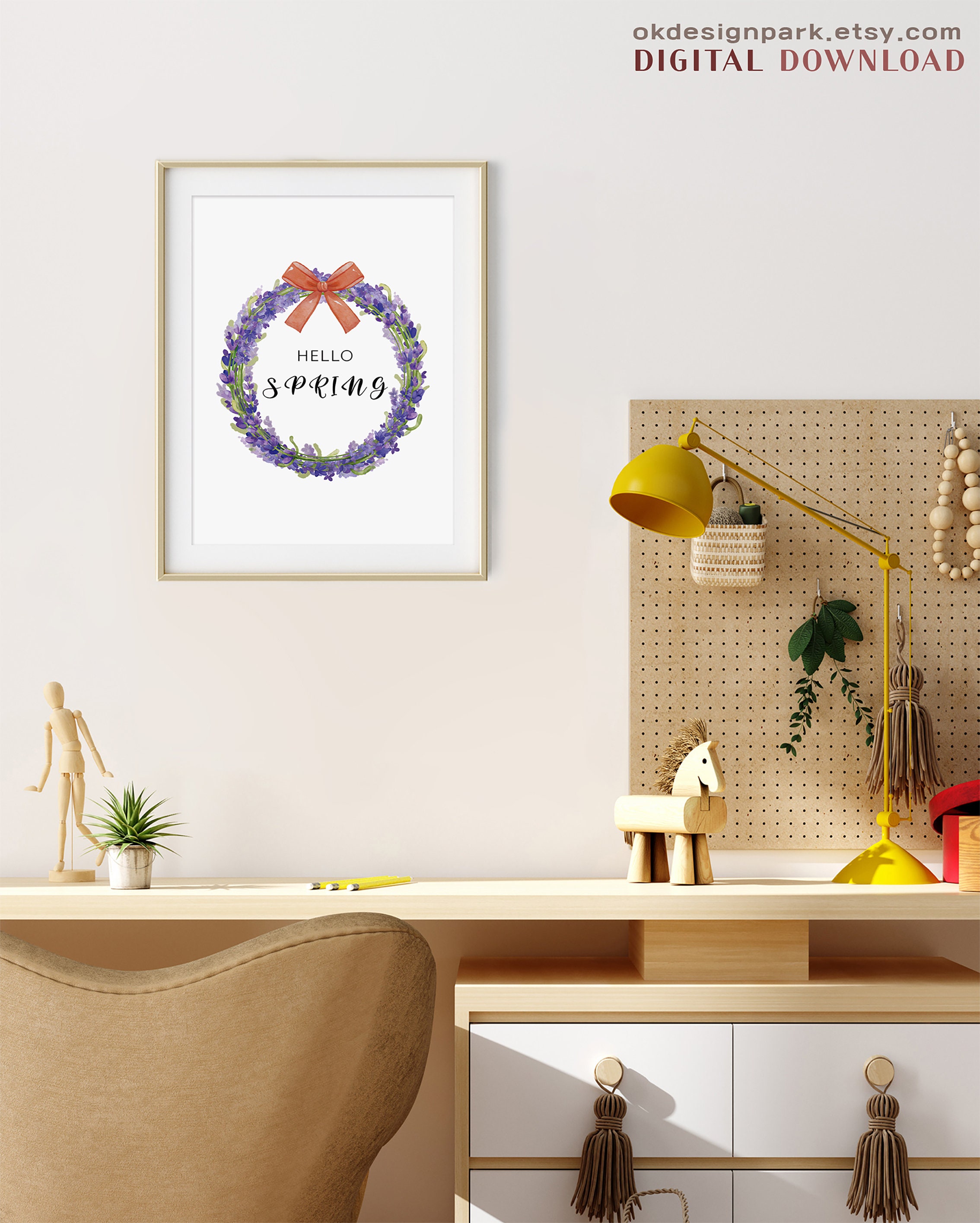 Easter Printable Set Spring Prints Set of 6 Print Spring - Etsy