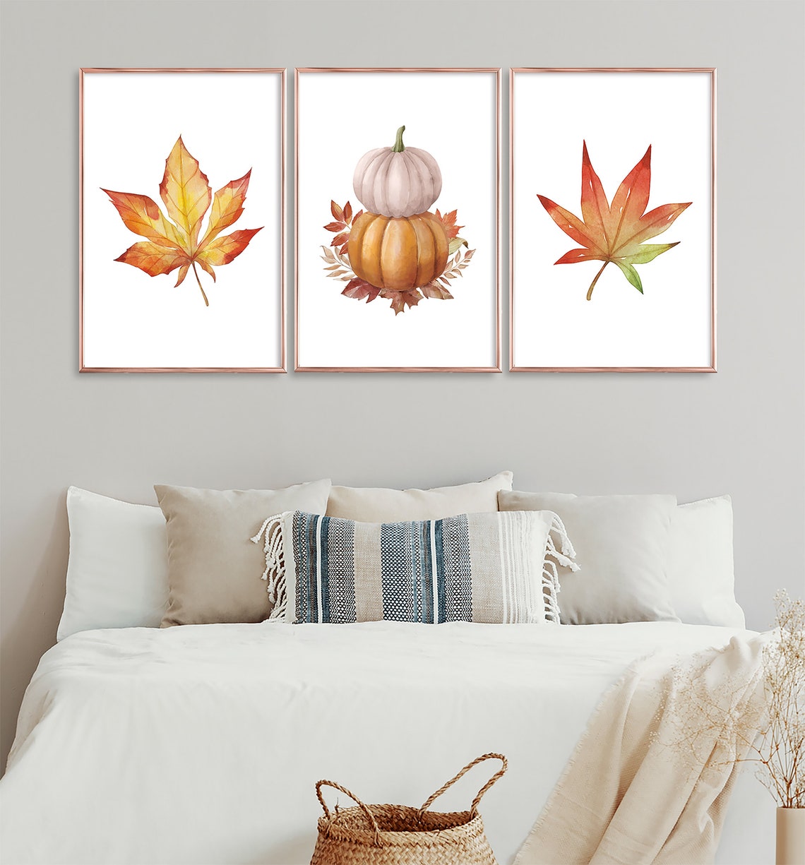 Fall Wall Decor Fall Prints Set of 6 Fall Home Decor - Etsy