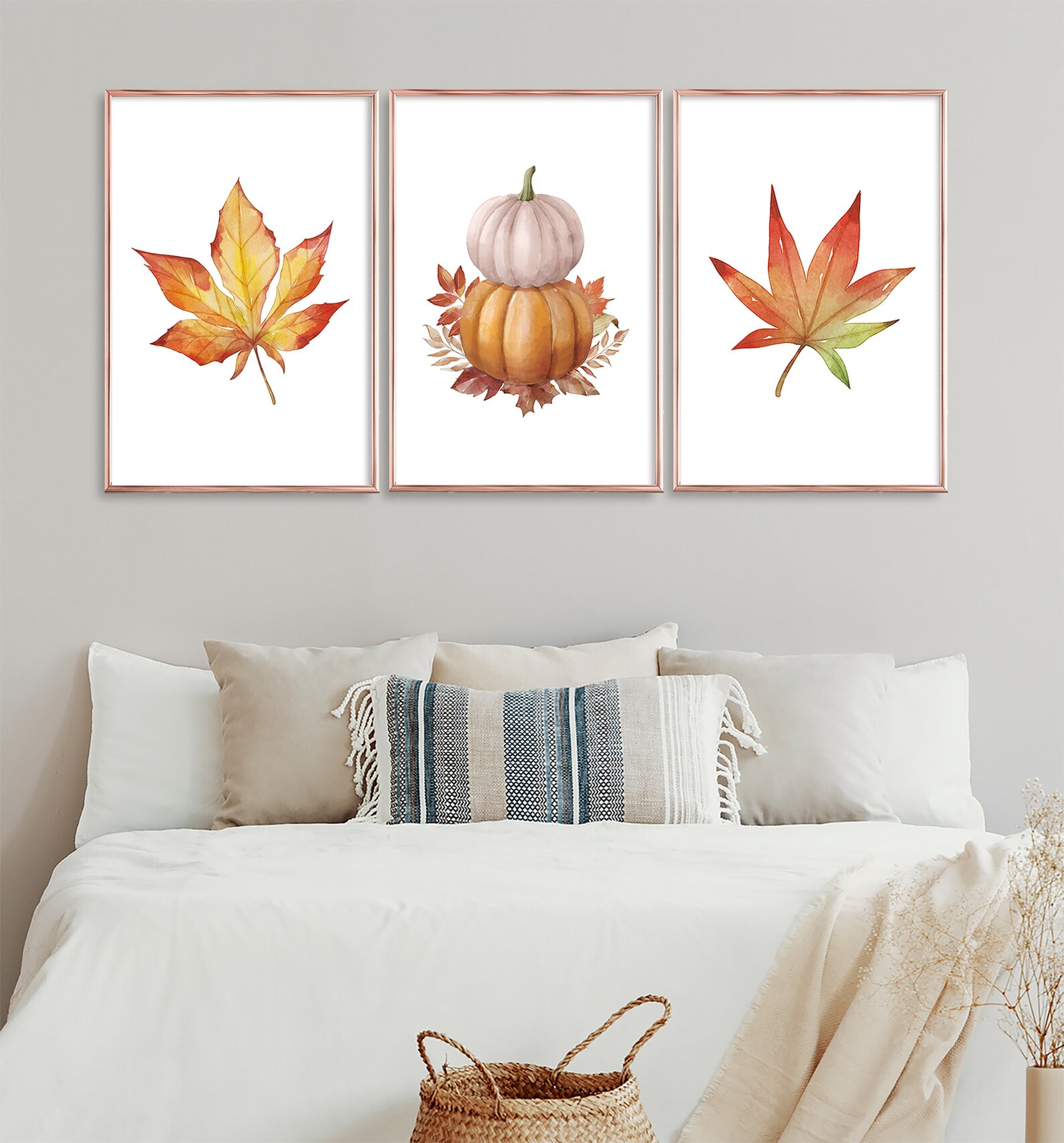 Fall Wall Decor Fall Prints Set of 6 Fall Home Decor - Etsy