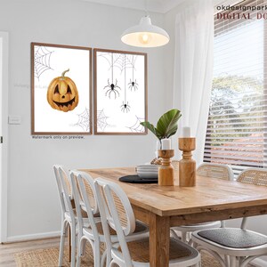 Halloween Printable Wall Art, Halloween Decor Print, Set of 3 Kids ...