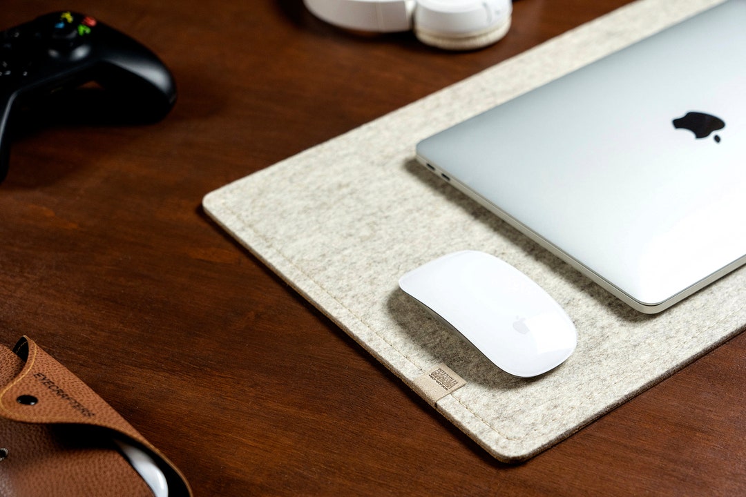 Felt Desk Mat,100% Merino Wool Felt,cork,beige,desk Pad,home,office ...