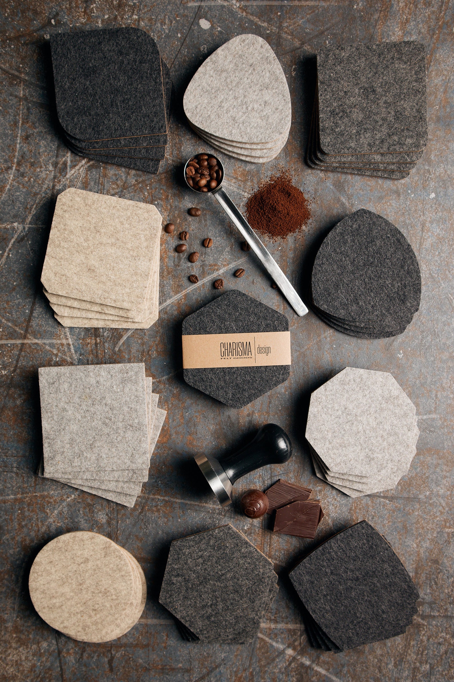 Felt Coasters Set of 4 100% Merino Wool Felt Coasters Felt - Etsy