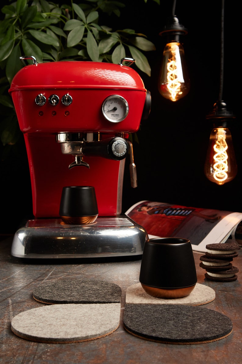 Felt Coasters Set of 4 100% Merino Wool Felt Coasters Felt - Etsy