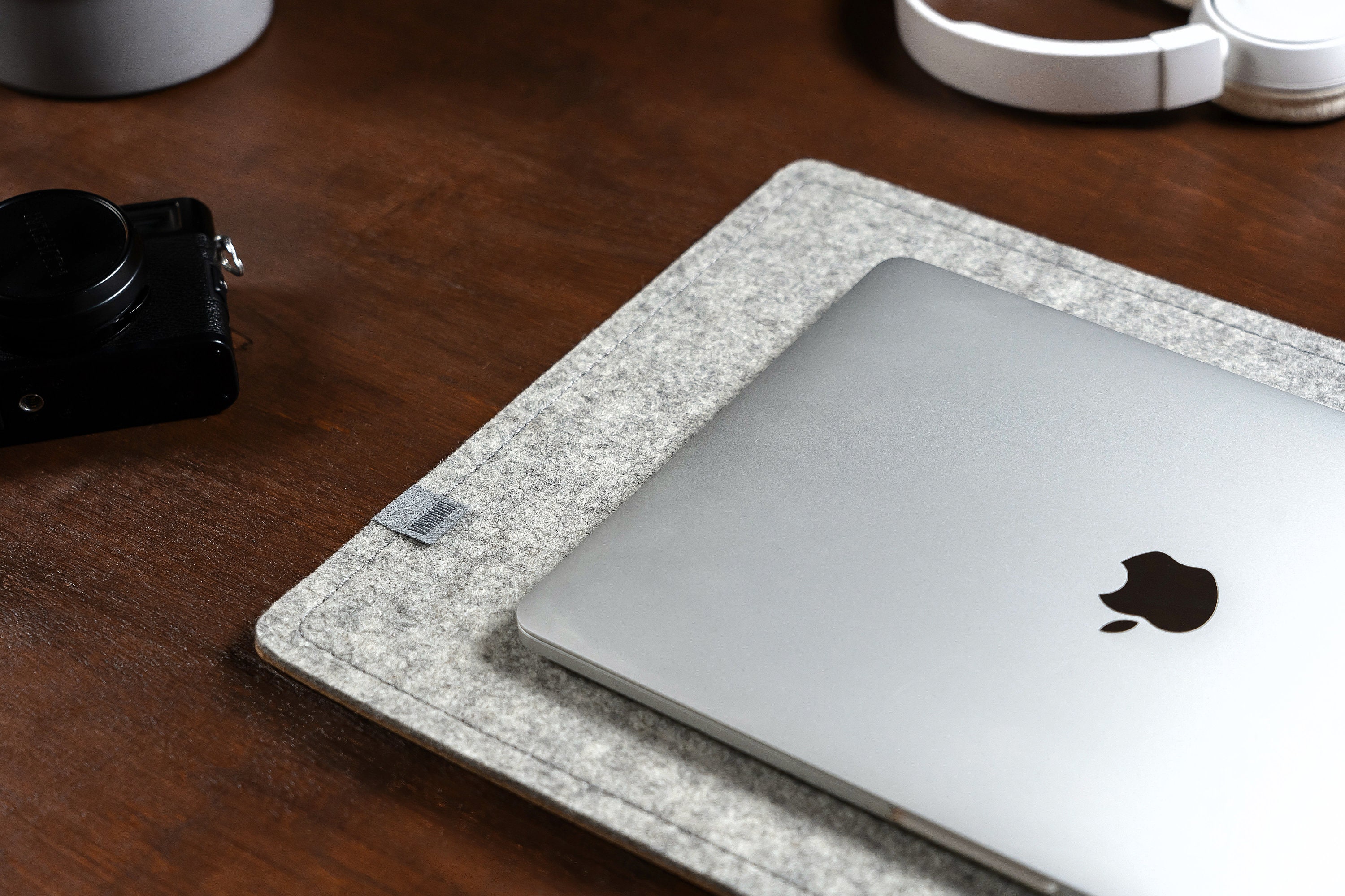 Felt Desk Mat100% Merino Wool Feltcorkbeigedesk - Etsy