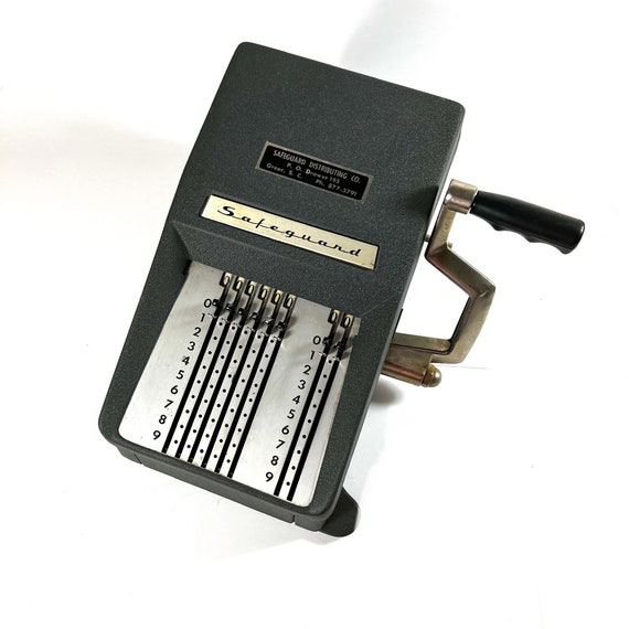 Safeguard Check Writing System Vintage 1950s Complete Working - Etsy