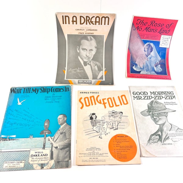 Broadway Sheet Music 1920s 1930s - Etsy