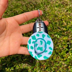 Mini Cowboy Hat Keychain - Etsy