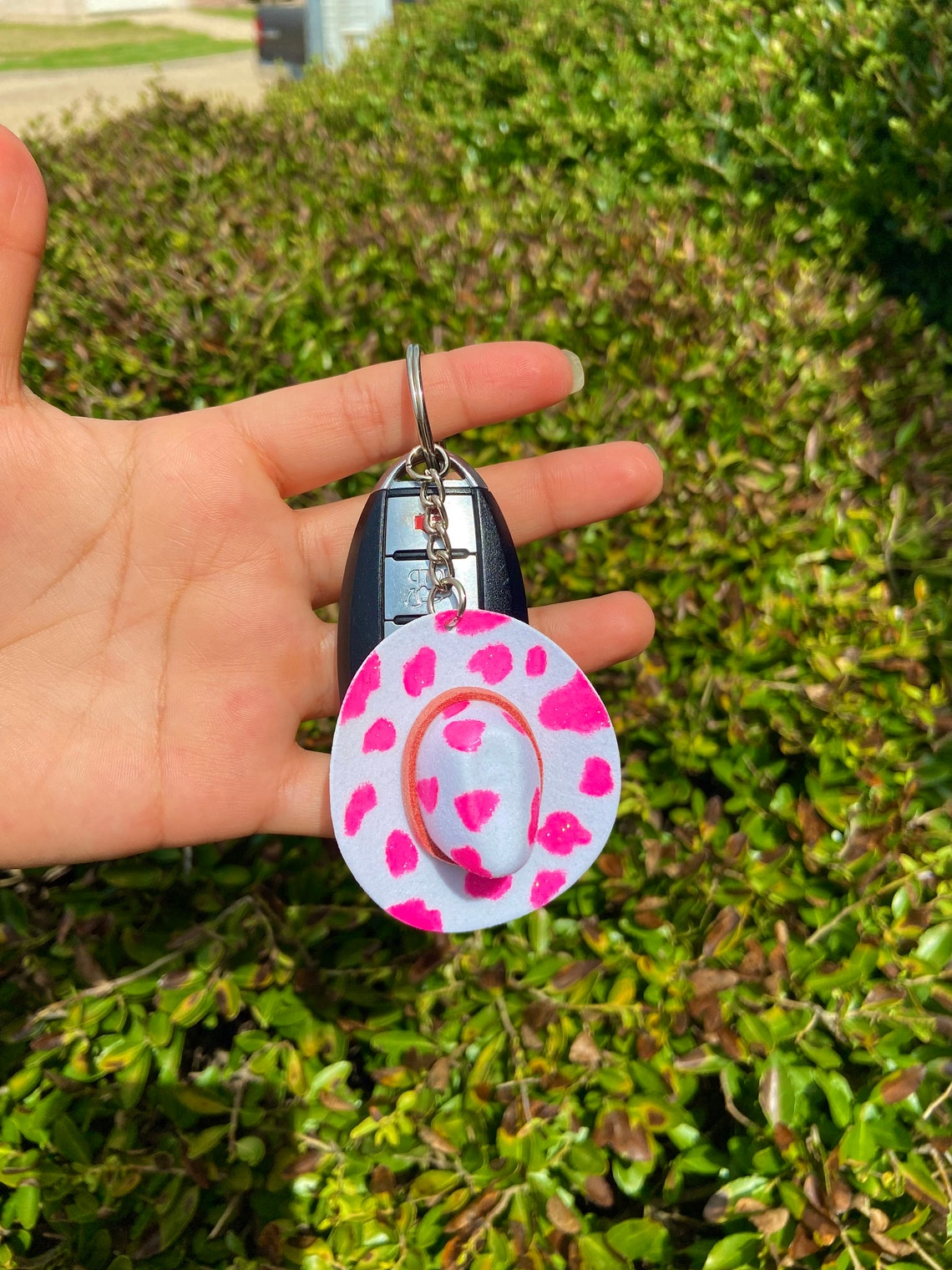 Mini Cowboy Hat Keychain - Etsy