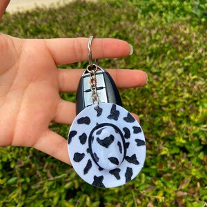 Mini Cowboy Hat Keychain - Etsy