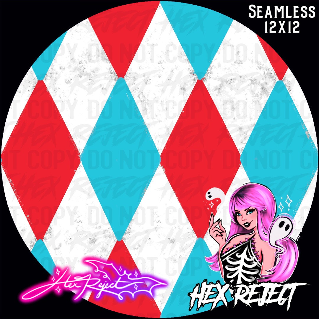 Carnival Diamond Checkered || Seamless File || Digital Design ...