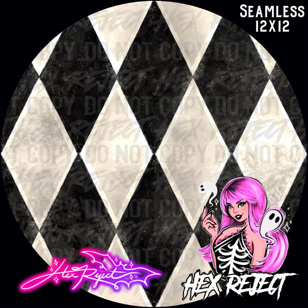 Carnival Diamond Checkered || Seamless File || Digital Design ...