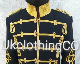 New Napoleonic Hussar Uniform Miltary Style Tunic Pelisse Jimmi Hendrix ...