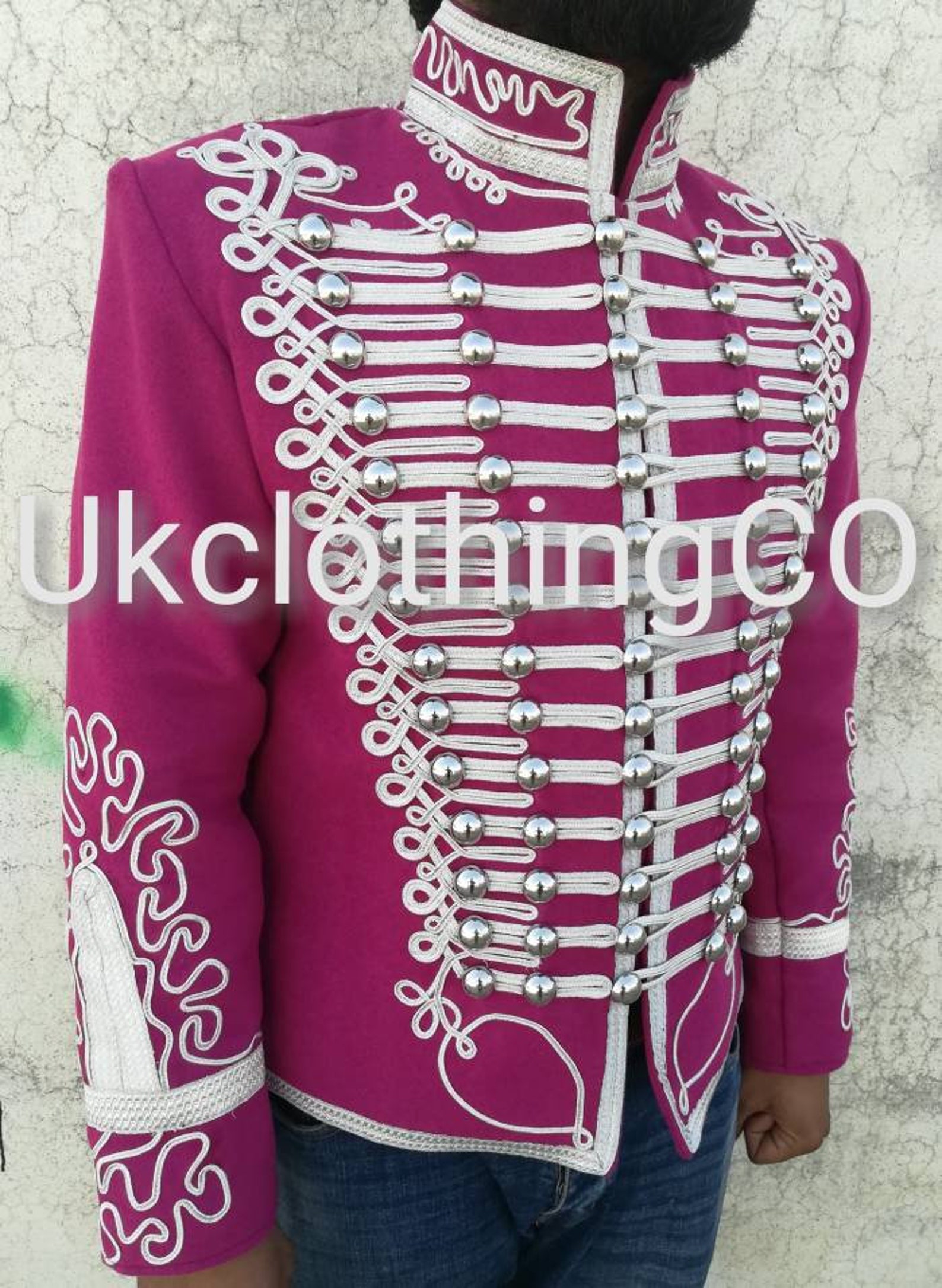 New Napoleonic Hussar Uniform Miltary Style Tunic Pelisse Jimmi Hendrix ...