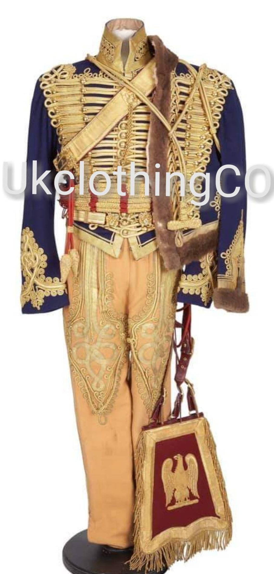 New Napoleonic Hussar Uniform Miltary Style Tunic Pelisse | Etsy