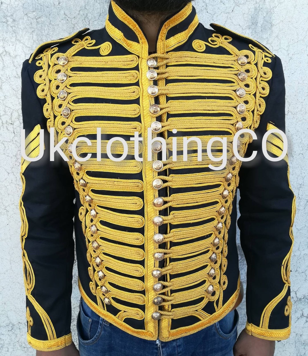 New Napoleonic Hussar Uniform Miltary Style Tunic Pelisse - Etsy