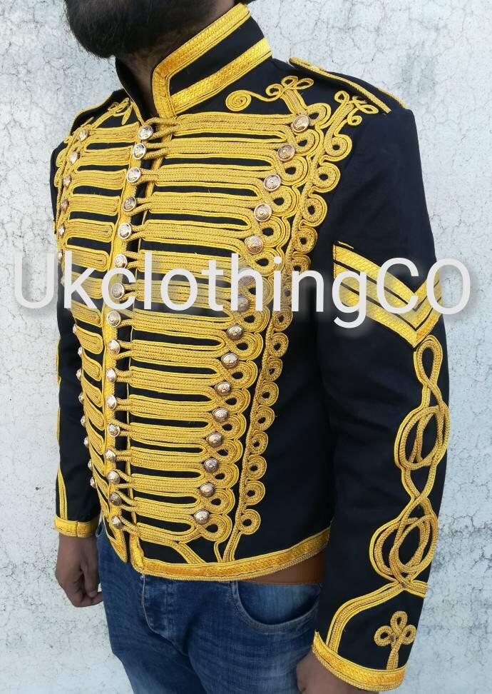 New Napoleonic Hussar Uniform Miltary Style Tunic Pelisse - Etsy