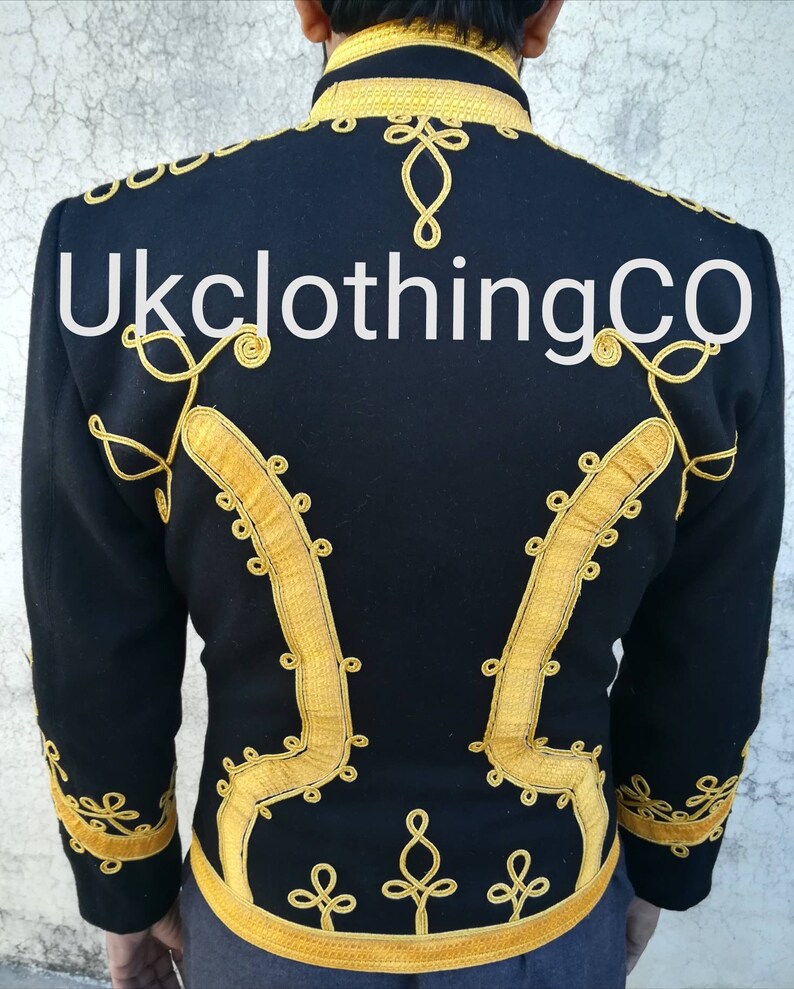 New Napoleonic Hussar Uniform Miltary Style Tunic Pelisse Jimmi Hendrix ...